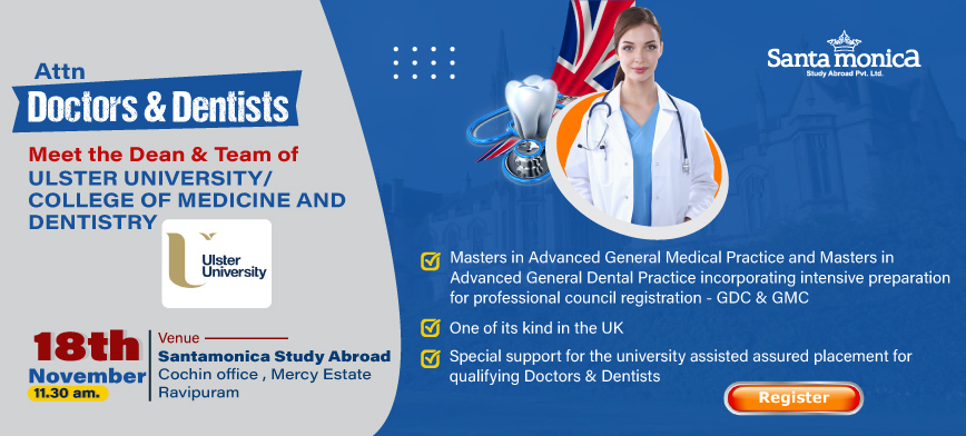 Attn Doctors & Dentists Meet | Santamonica Study Abroad Attn Doctors & Dentists Meet | Santamonica Study Abroad